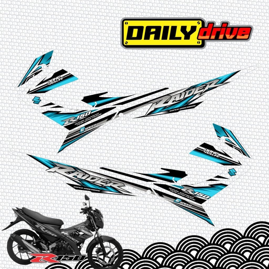 SUZUKI RAIDER 150 REBORN NEW DECALS DESIGN | Shopee Philippines