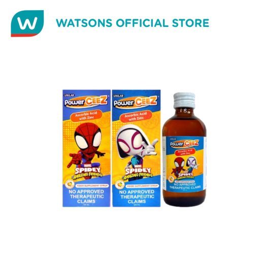 POWERCEEZ Ascorbic Acid With Zinc Syrup 1 Bottle 120ml | Shopee Philippines