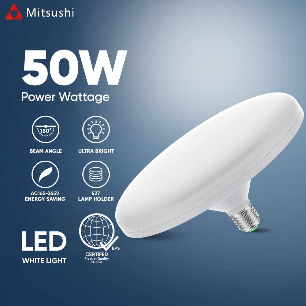 Mitsushi White 18W/24W/36W/50W Orange 18W/36W LED Energy-Saving Light ...