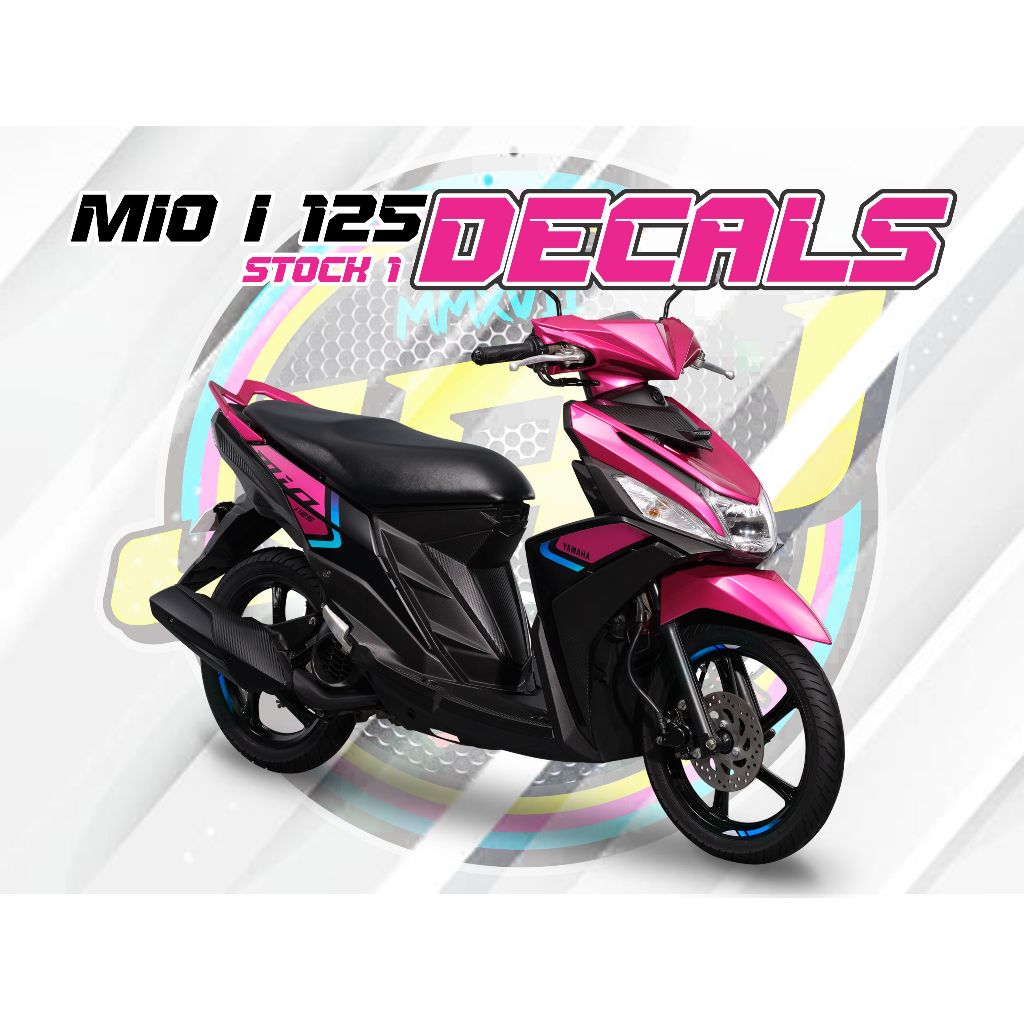 Yamaha Mio i 125 Stock 1 Decals - High Quality Sticker | Shopee Philippines