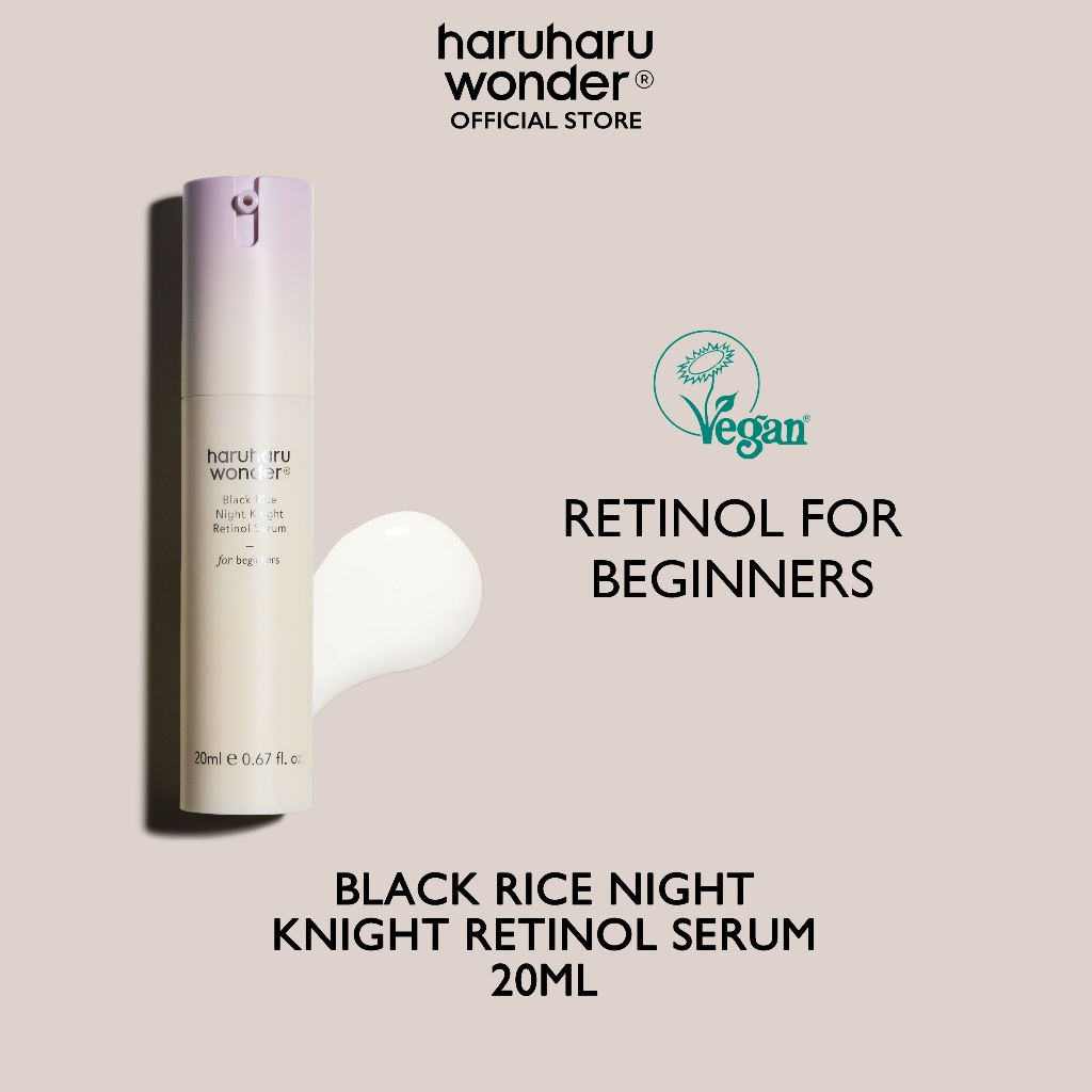 haruharu wonder Black Rice Night Knight Retinol Serum | Shopee Philippines