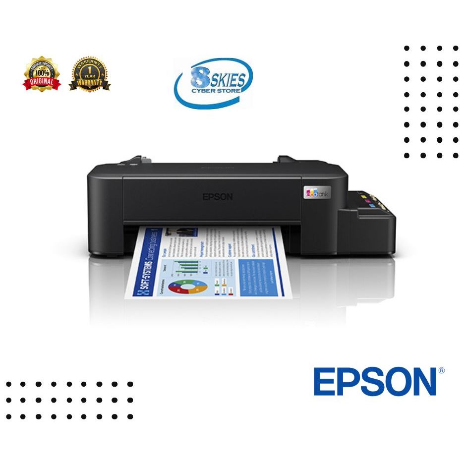 Epson EcoTank L121 A4 Ink Tank Printer (C11CD76501) | Shopee Philippines