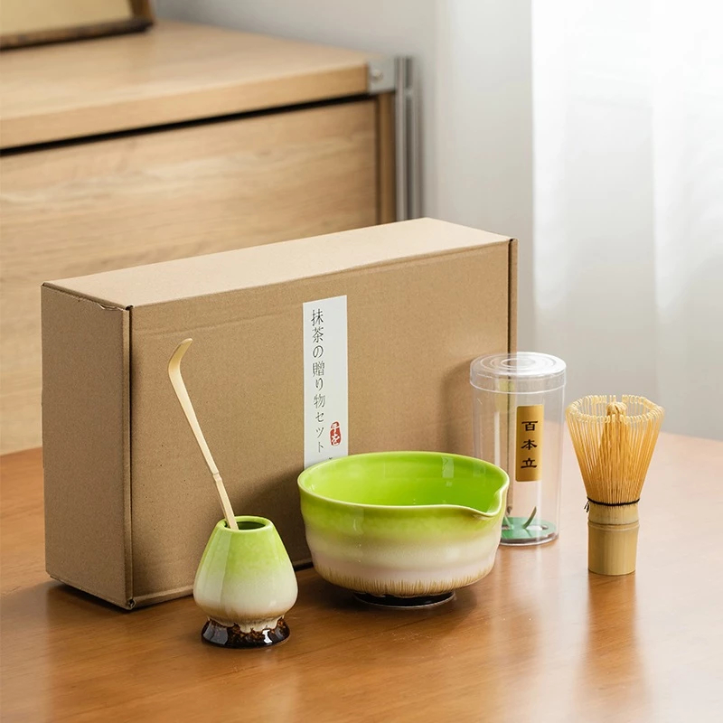 Japanese Tea Sets Traditional Matcha Gift Set Matcha Whisk Spoon ...