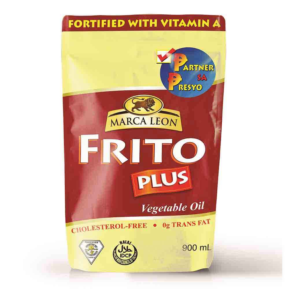 MARCA LEON FRITO PLUS VEGATABLE OIL 900ML SUP | Shopee Philippines
