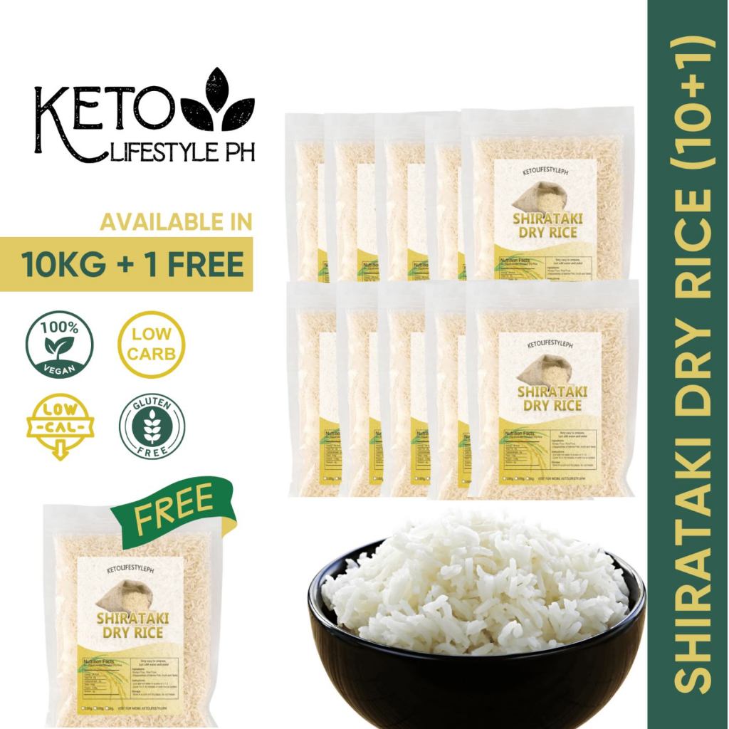 Shirataki Dry Rice 10kg + 1kg | Shopee Philippines