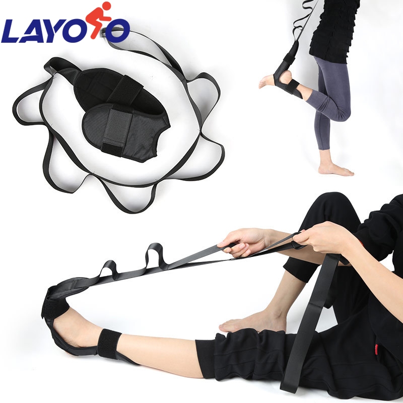 LAYOTO Yoga Flexibility Ligament Stretching Strap Leg Stretcher Strap ...