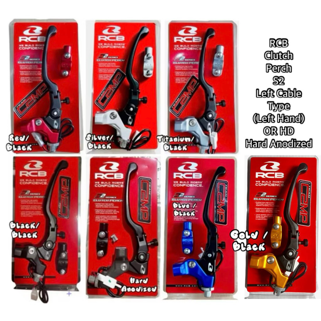 RCB Clutch Perch S2 Left Cable Type (Left Hand) OR HD Hard Anodized ...