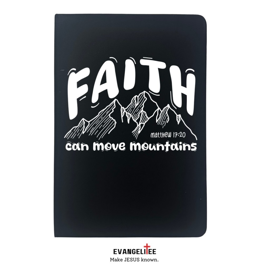 A5 Devotional Notebook ( FAITH CAN MOVE MOUNTAINS ) | Shopee Philippines