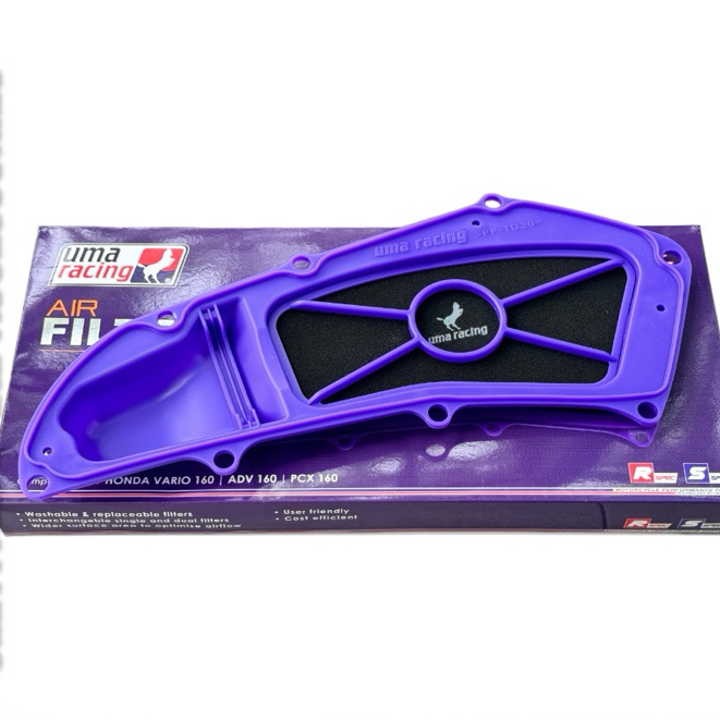 UMA RACING AIR FILTER WASHABLE CLICK 160/ PCX 160/ ADV 160 | Shopee ...