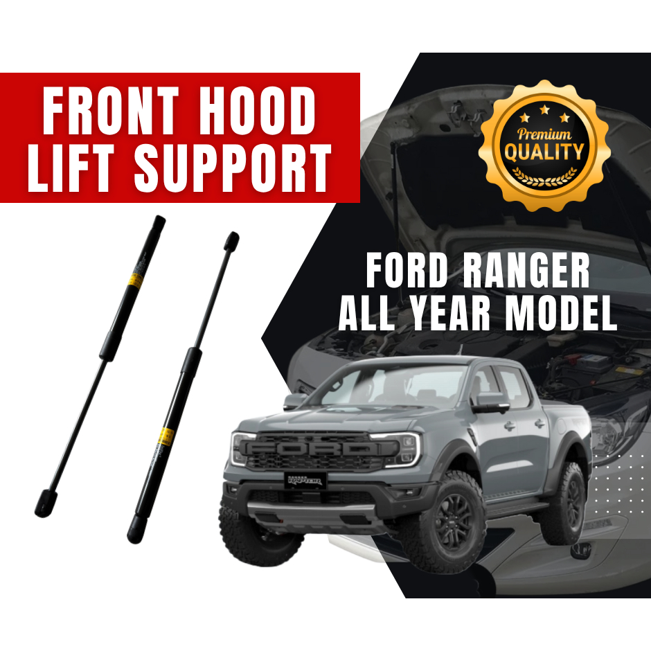 FRONT HOOD LIFT SUPPORT STRUTS FOR FORD RANGER (ALL YEAR MODEL ...