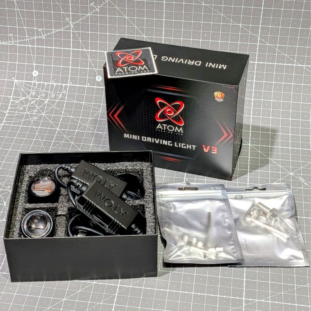 ATOM Mini Driving Light V3 (White/Yellow) | Shopee Philippines