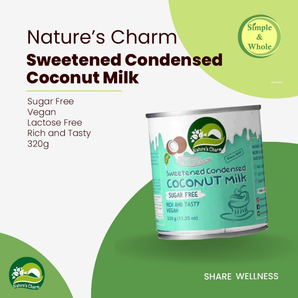 Nature's Charm Sugar Free Sweetened Coconut Condensed Milk 320g | Shopee Philippines