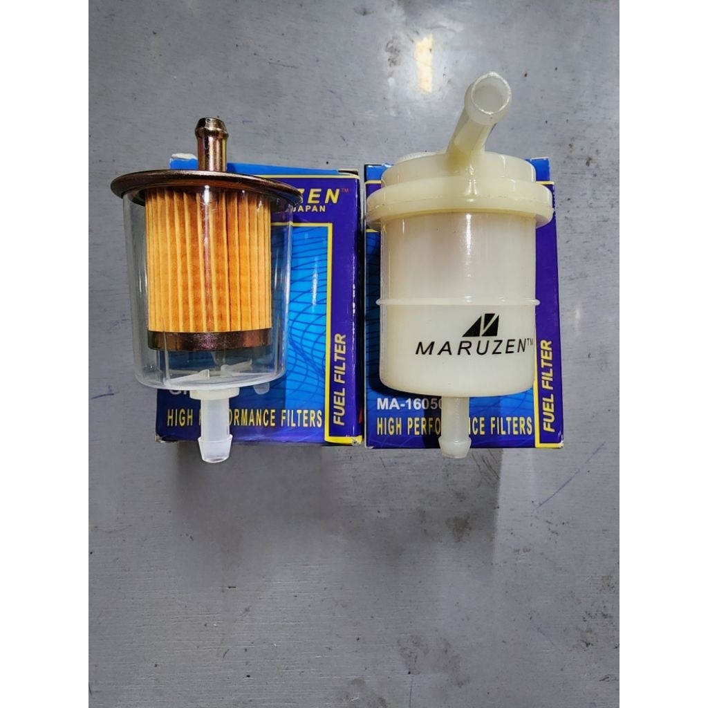 Fuel Filter GF-61 Straight Type Transparent & MA-160504 L-Type Maruzen ...