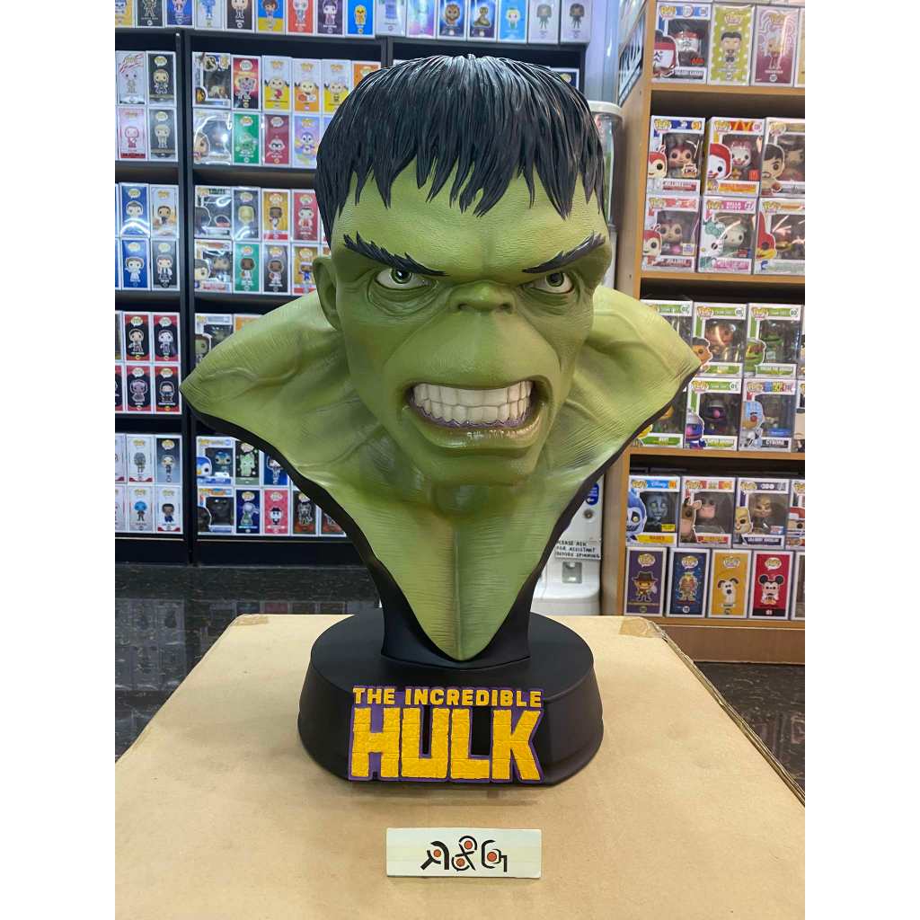 (R&G) Sideshow Collectibles Marvel Hulk Life Size bust 1/1 scale Statue ...