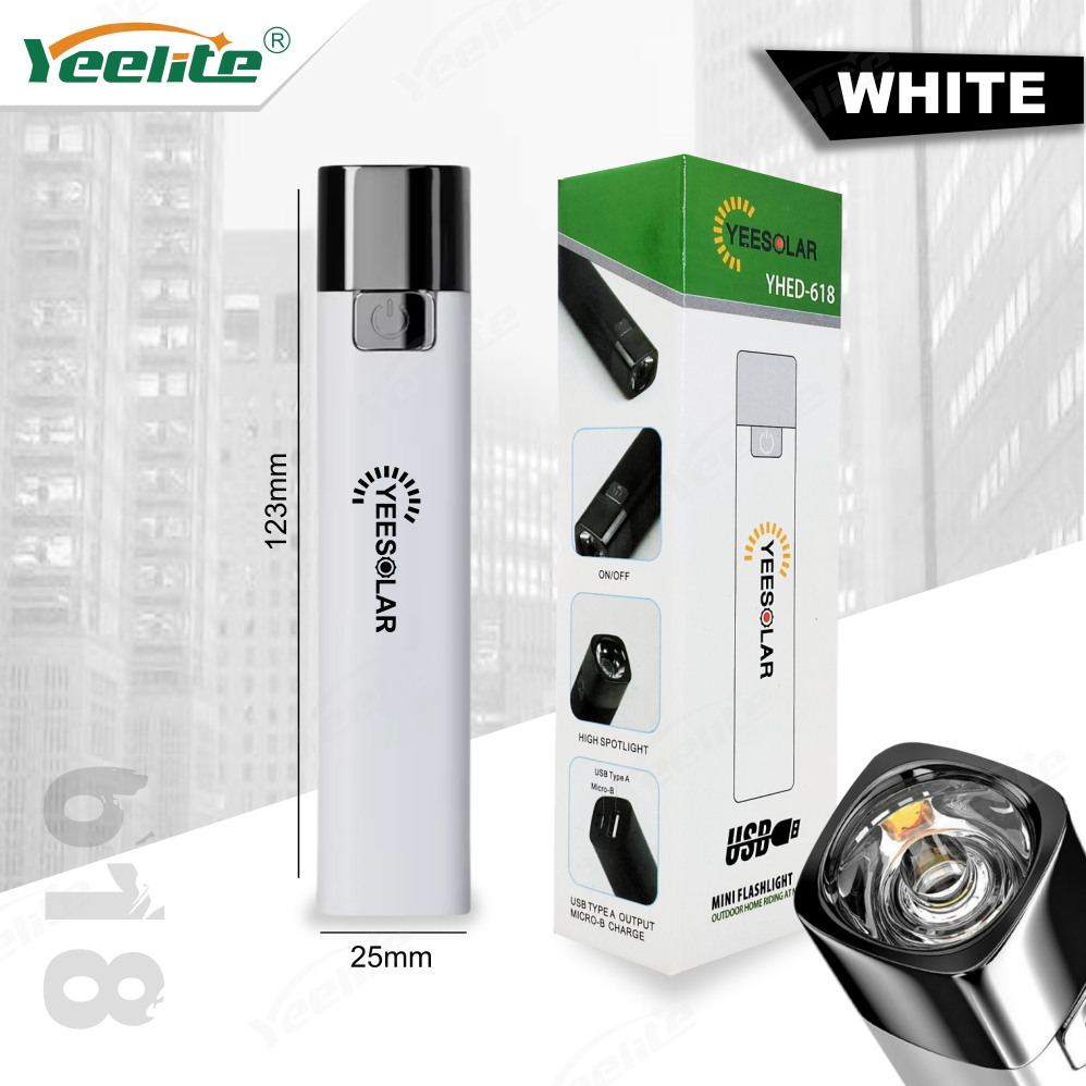 YEELITE Multifunctional Mini Portable LED Flashlight Bright USB ...