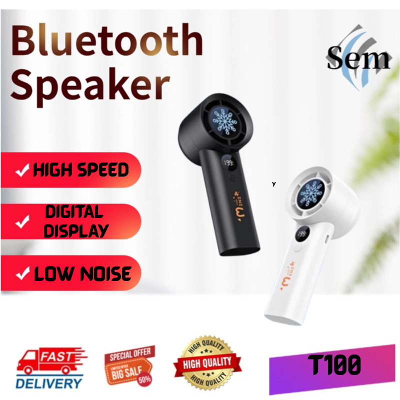 T100 Super High Quality Speed Rechargeable Handheld Fan | Shopee ...