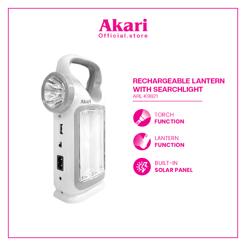 Akari Solar Energy Light and Lantern (ARL-K9821) | Shopee Philippines