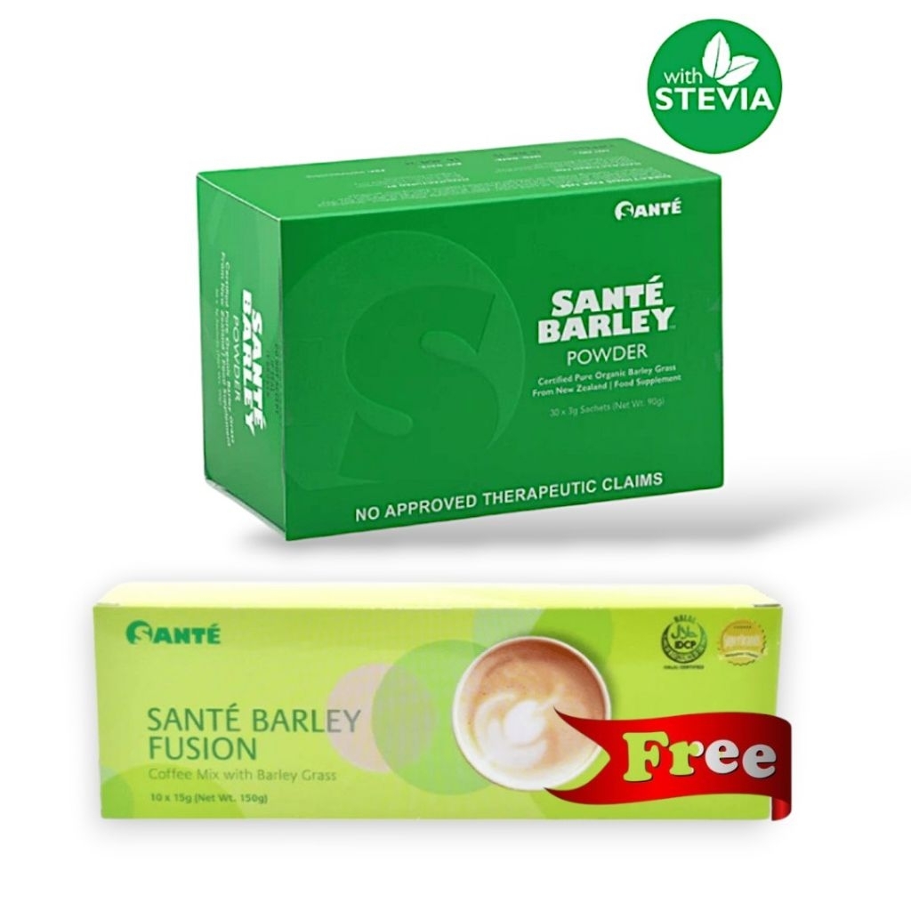 Sante Barley Box 30 sachets from New Zealand with free 1 Box Sante ...