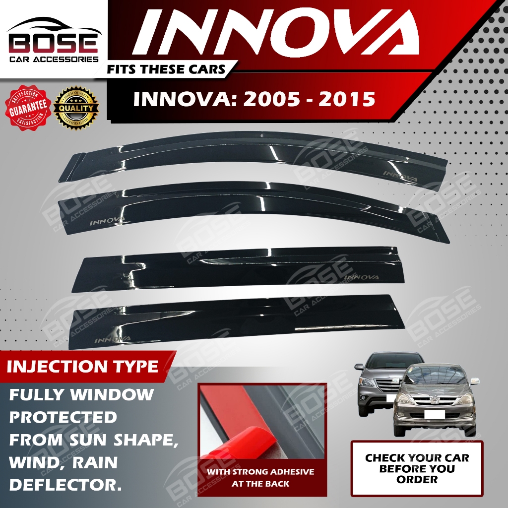 Toyota Innova 2005 - 2015 / 2016 Onwards Injection Type Window Door ...