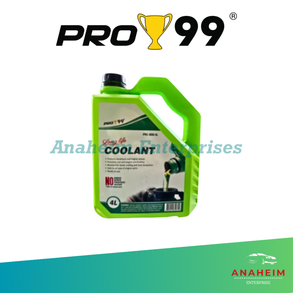 Pro 99 Long Life Antifreeze Coolant Green (4L) | Shopee Philippines