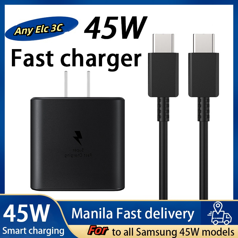 45W fast charger USB-Type C-Type C flash charging cable for Samsung ...