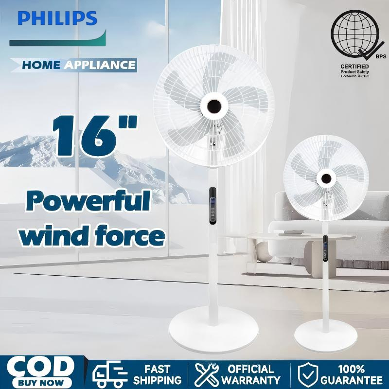 Electric Fan 16-inch Stand Fan powerful silent Multi-functional With ...