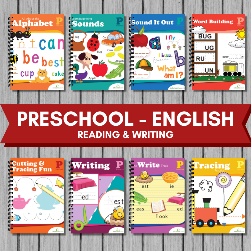 PRESCHOOL - English - Reading / Writing / Alphabet A-Z / Beginning ...