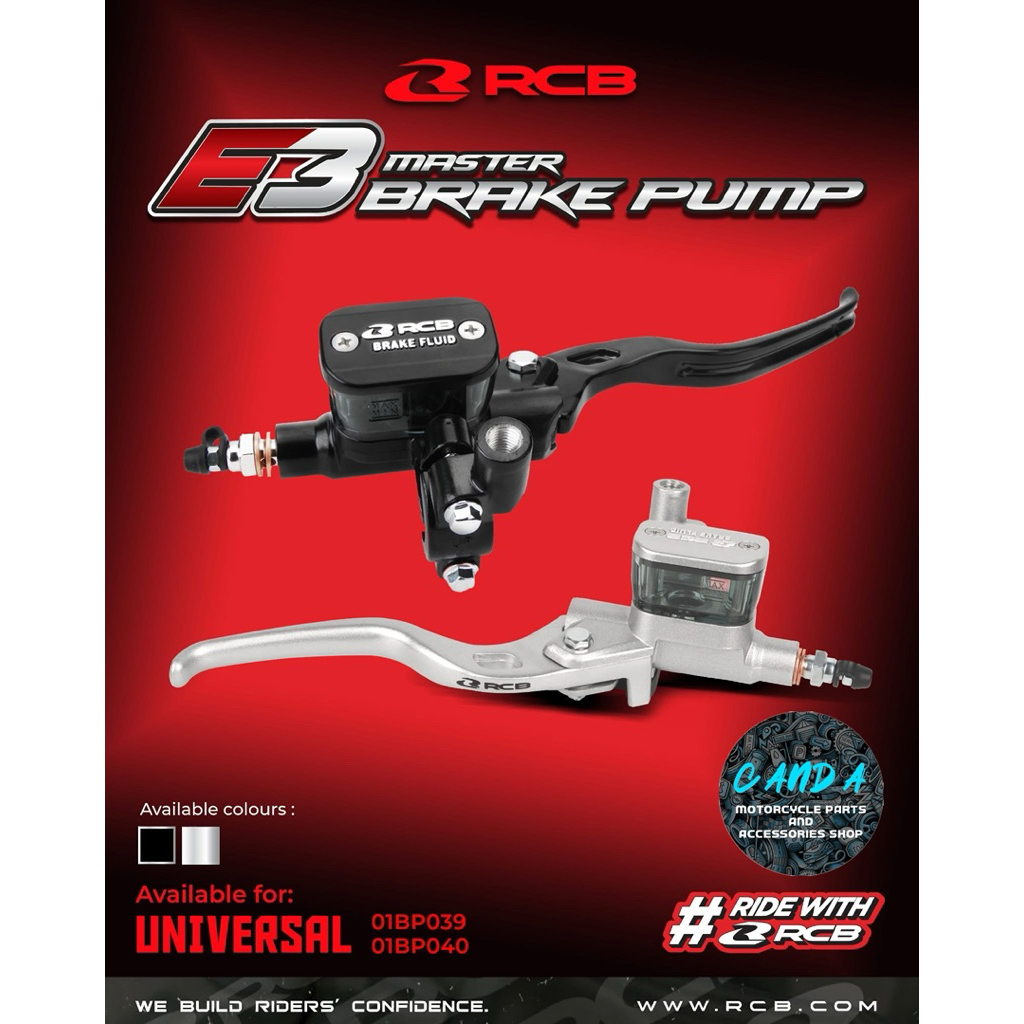 RCB E3 Brake Master Set 14mm with Clutch Perch (Universal) | Shopee ...