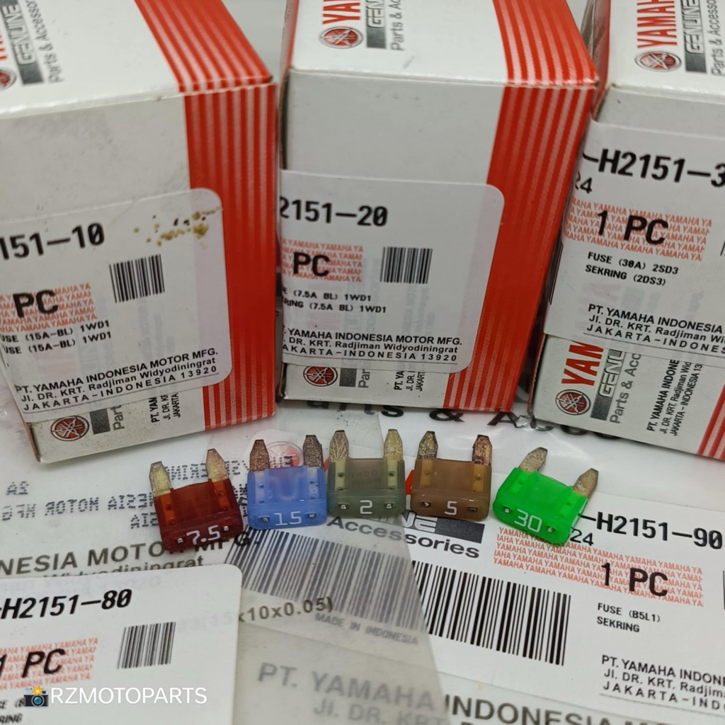 YAMAHA MINI - FUSE NMAX, AEROX, M3 (YAMAHA ORIGINAL)PER PIECE | Shopee ...