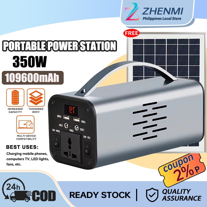 109600mAh Portable Large Capacity Power Station 220V/350W ...