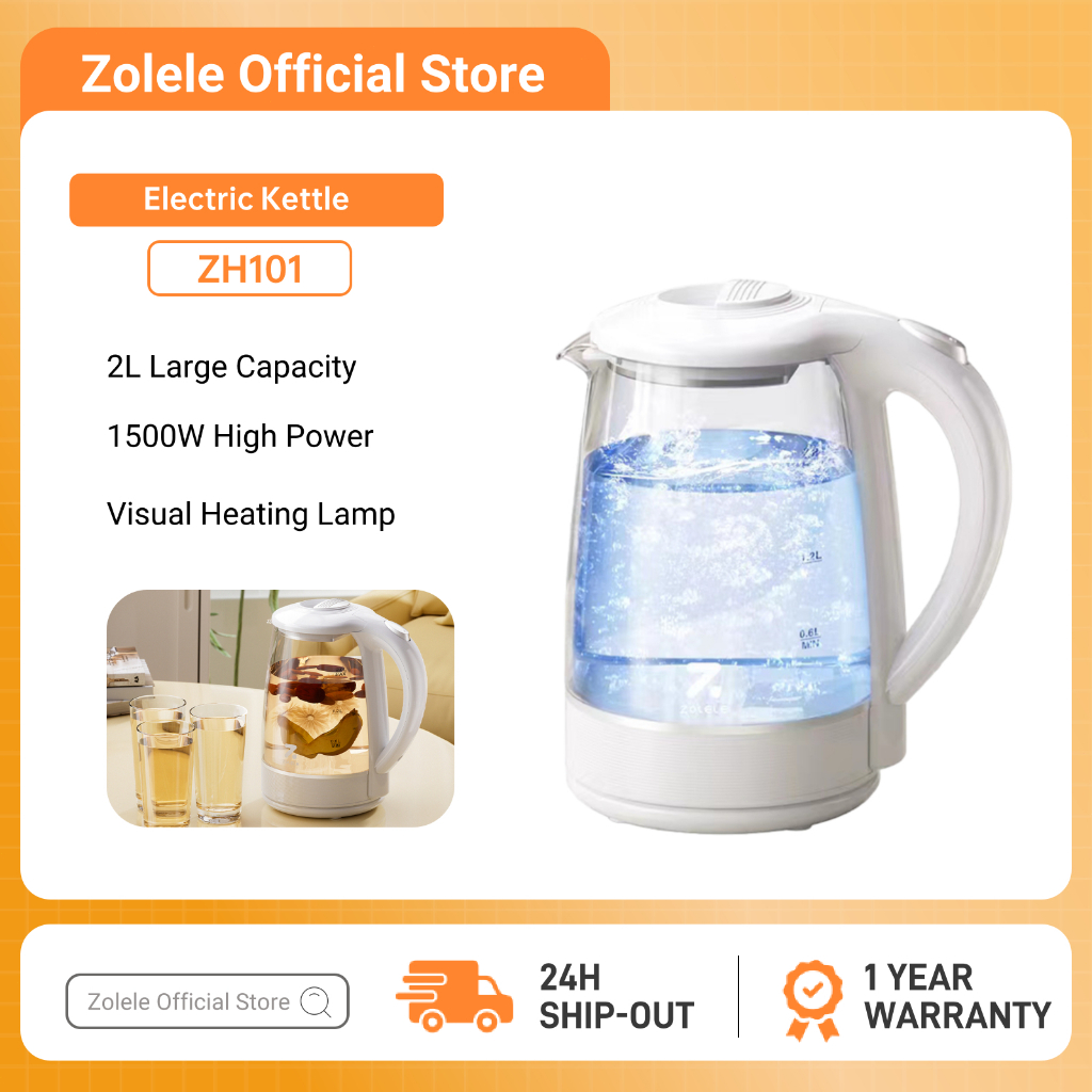 ZOLELE ZH101 Electric Water Kettle High Power Anti Scalding Heat ...