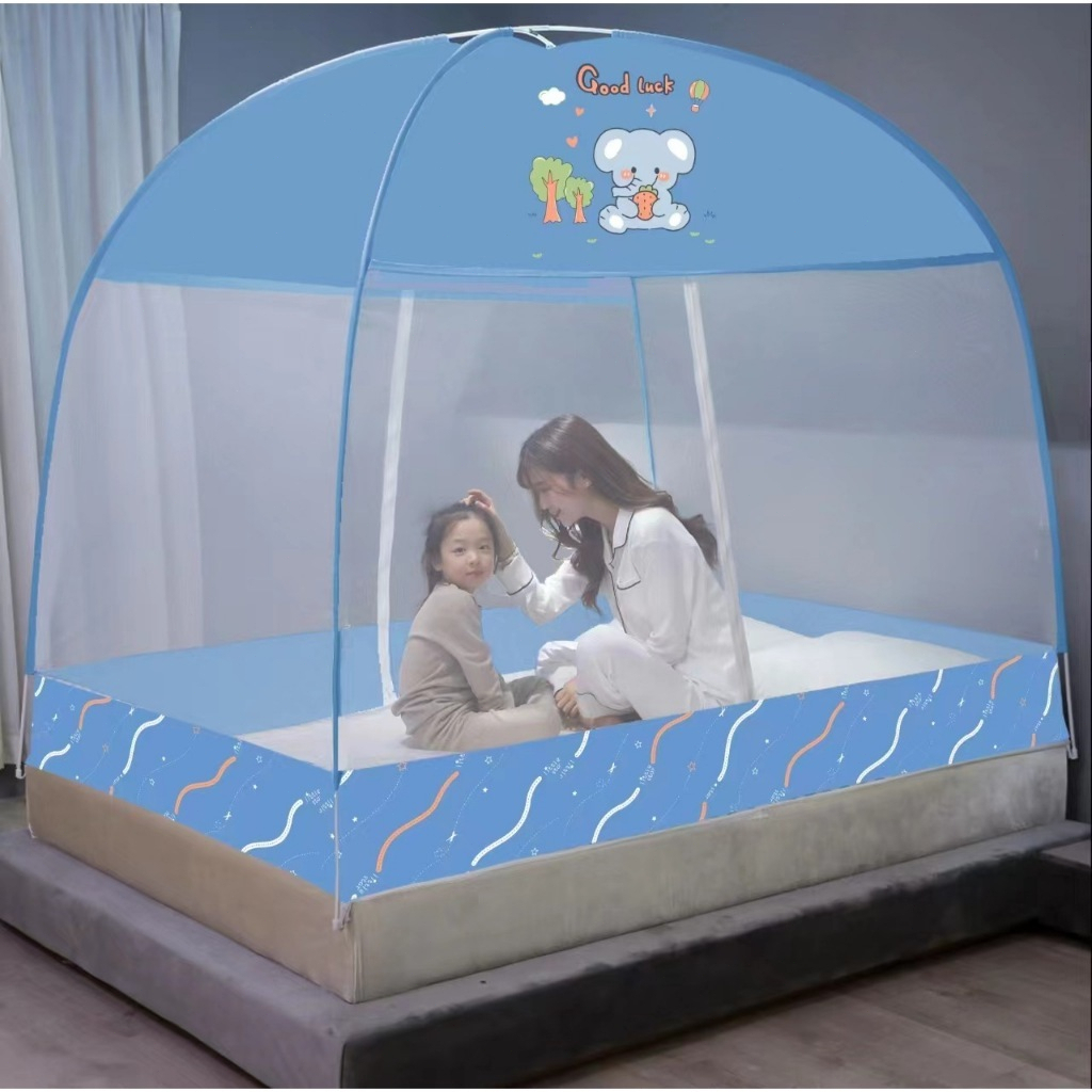 Folding Children'S Tent Mosquito Net Single/Double/Large Bed Mosquito ...