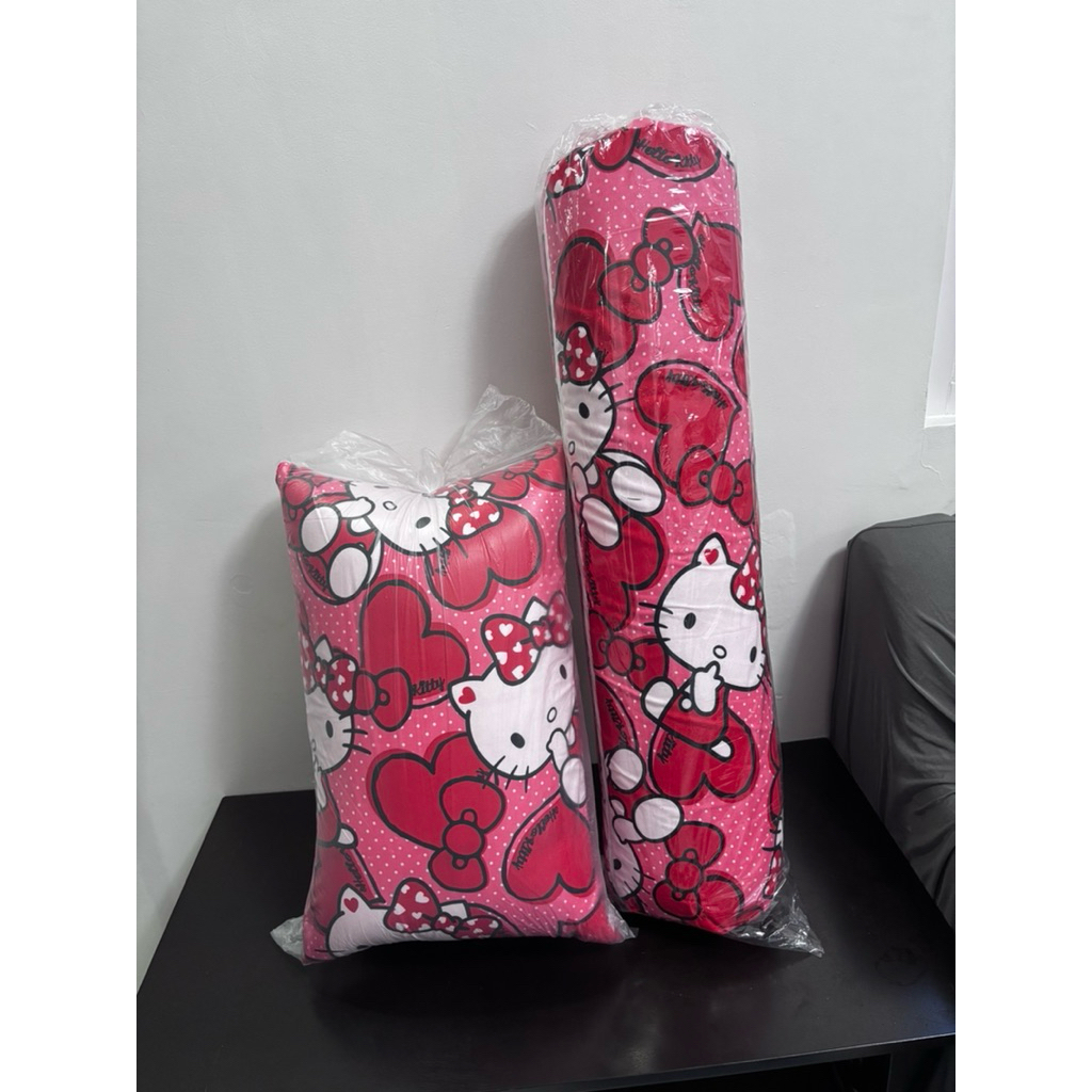 3in1 Unan/Bolster HELLO KITTY DESIGN (2Pcs unan / 1bolster) Original ...
