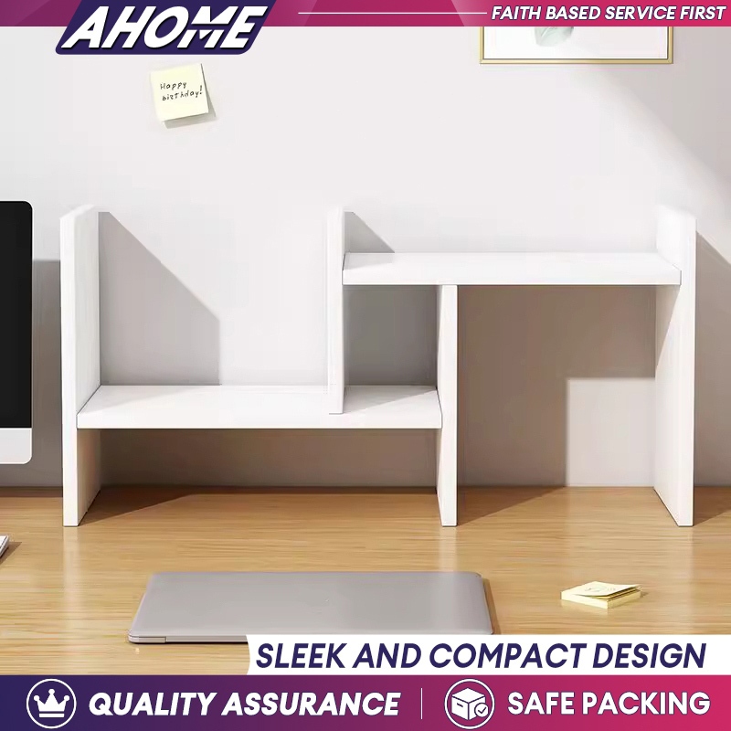 Adjustable Desktop Shelf Organizer Office Table Rack Multipurpose ...