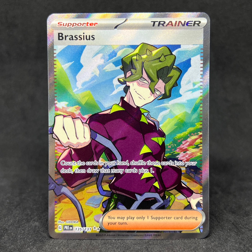 Pokemon TCG Brassius Full Art Secret Rare 135/131 2025 Scarlet & Violet ...