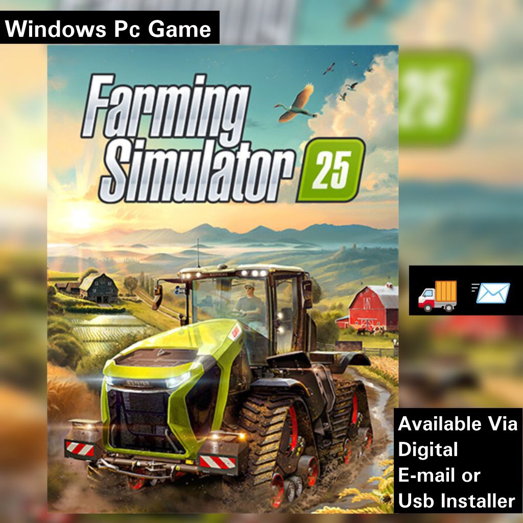 Farming Simulator 25 ( + DLCs ) / Game Installer For Windows Pc Game | Shopee Philippines