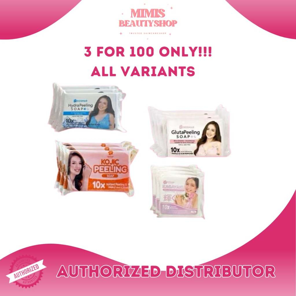 3 FOR 100 ROSMAR SOAPS ALL VARIANTS ASSORTED | Shopee Philippines