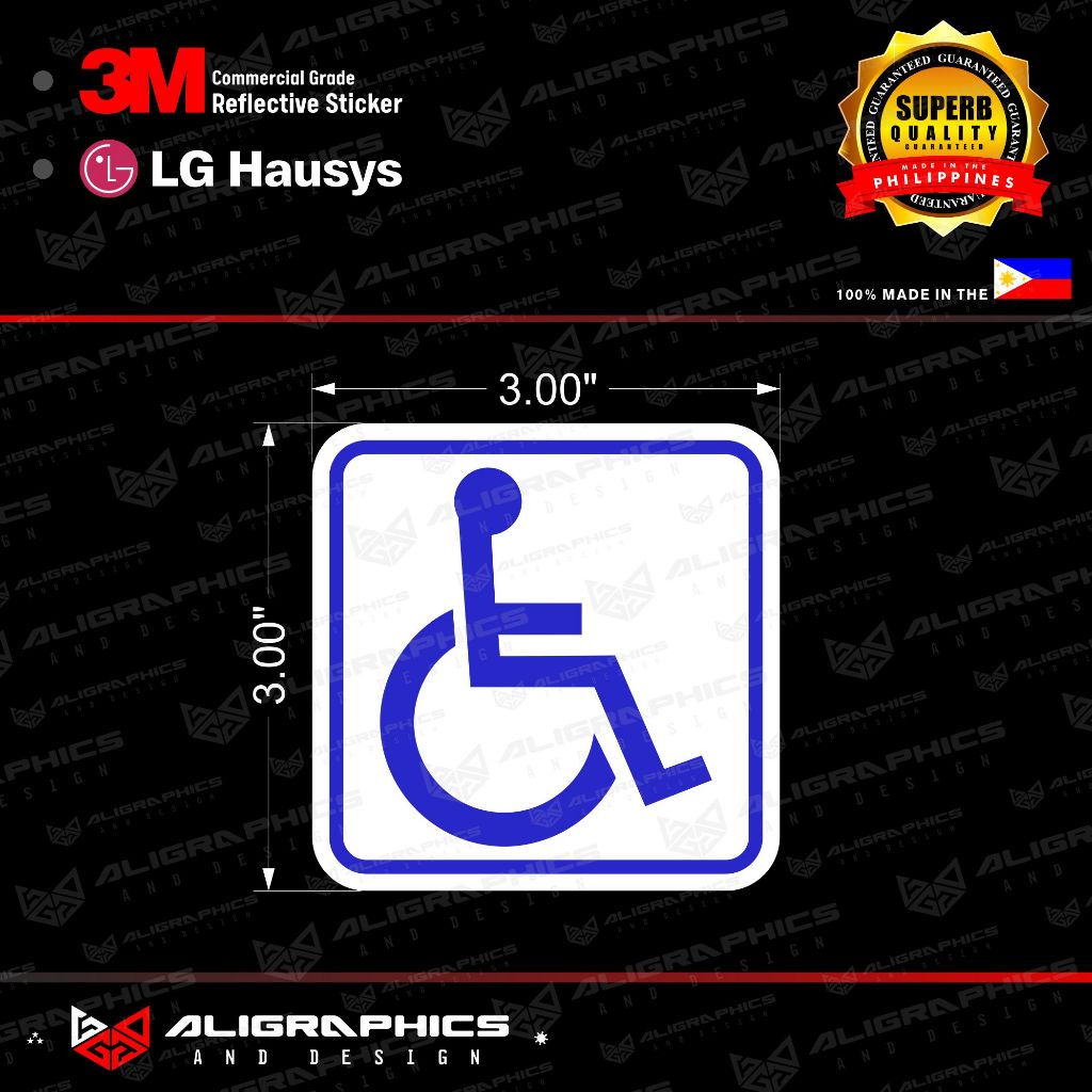 PWD reflective sticker | Shopee Philippines