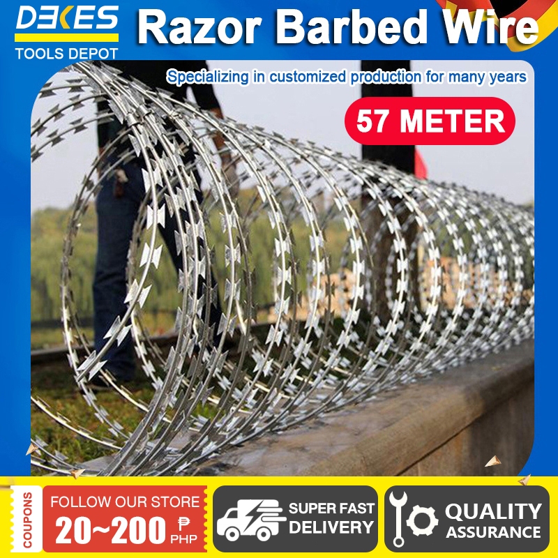 DEKES 57 METER | Razor Wire/Combat Wire/Military Barbed Wire/Security ...