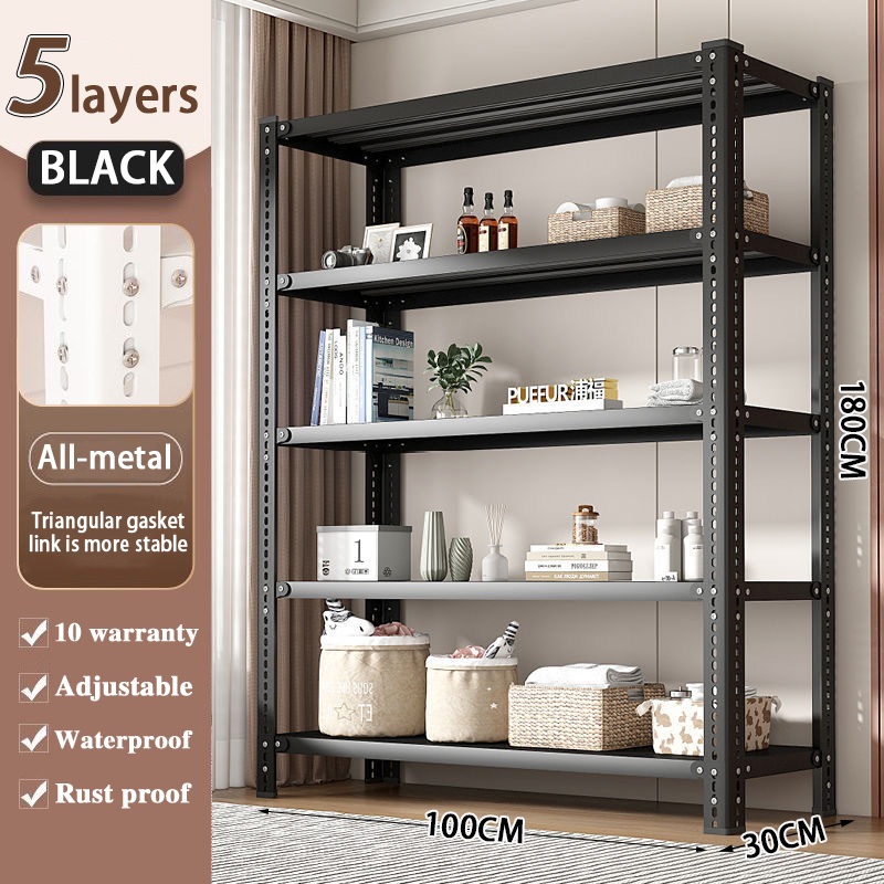 Boltless Steel rack 6 Layers Adjustable Height waterproof Organizer ...