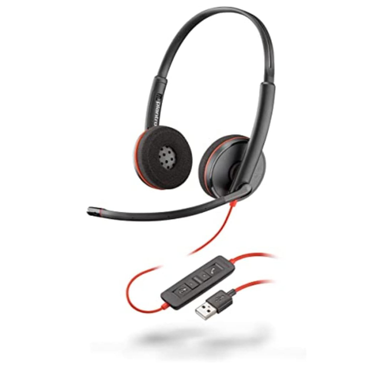 Plantronics Poly Blackwire C3220 Wired USB Headset Preloved [USED ...