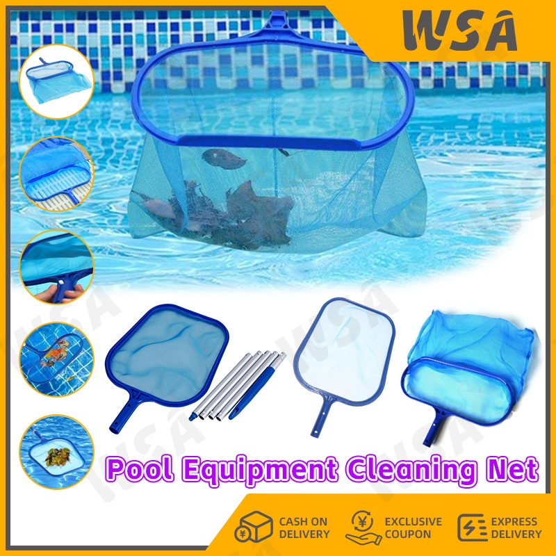 [COD] Swimming Pool Net Cleaner with Pole Pool Skimmer Deep Net ...