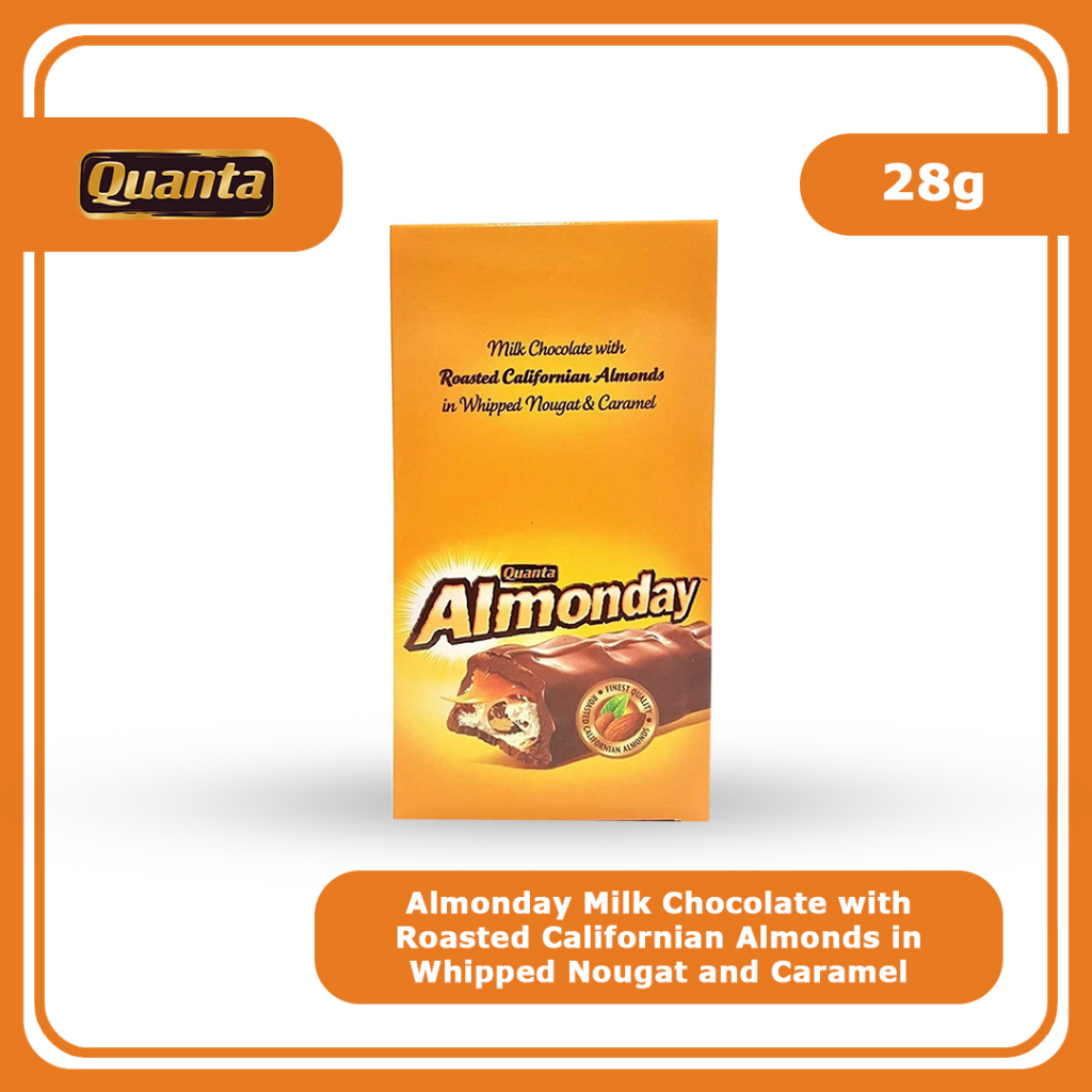 Quanta Almonday Milk Chocolate With Roasted Californian Almonds in ...