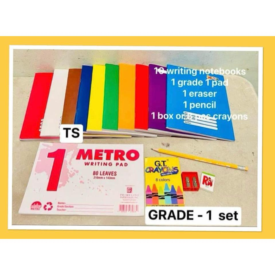 GRADE 1 SCHOOL SUPPLIES SET | Shopee Philippines