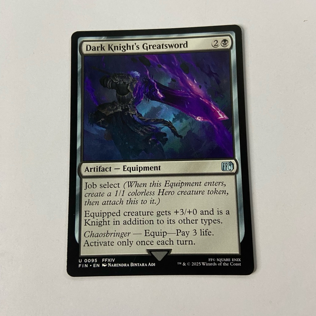 FIN DARK KNIGHT’S GREATSWORD FANG, FEARLESS I’CIE OVERKILL SHAMBLING ...