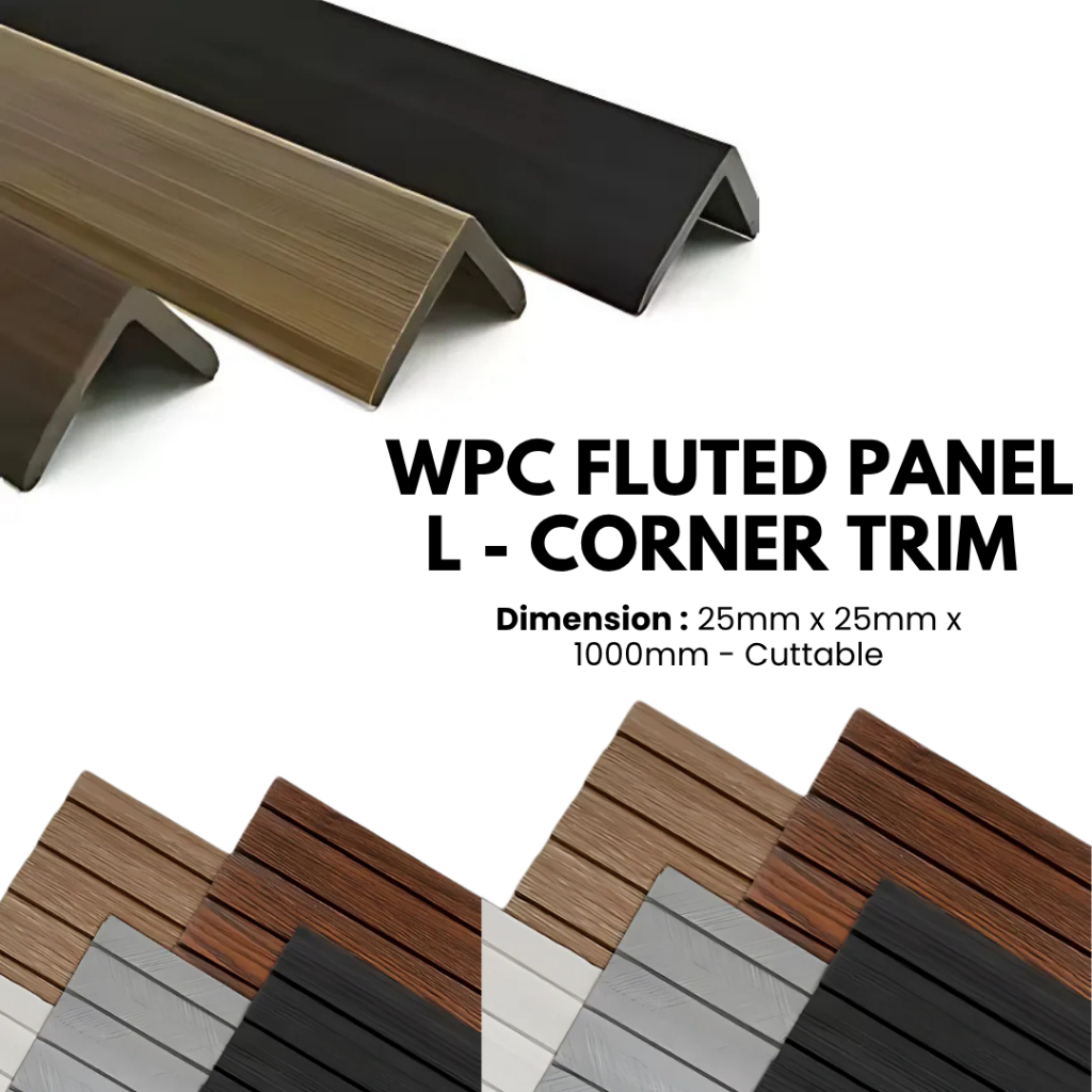 WPC Lcorner / Angle Trim / Edging / Endcap for Indoor and Outdoor ...