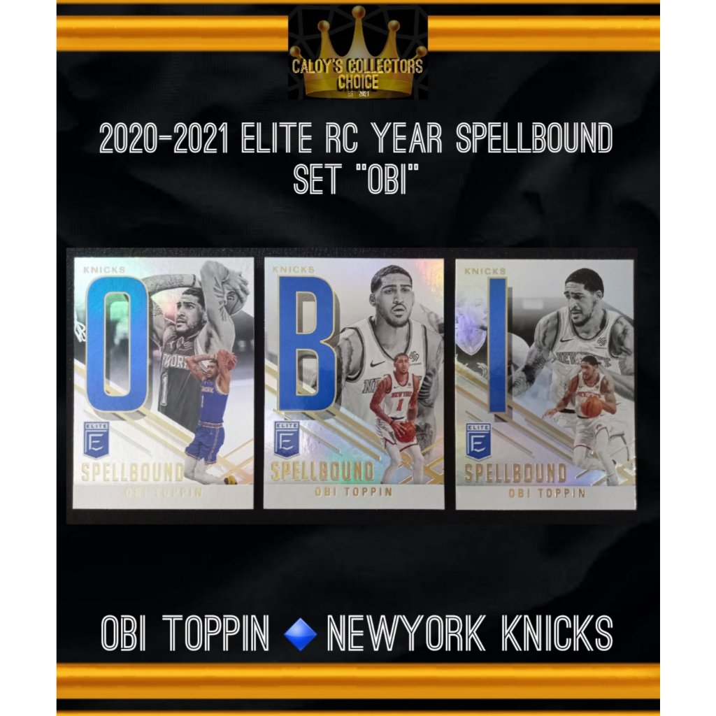 OBI TOPPIN 2020-2021 NBA PANINI DONRUSS ELITE ROOKIE INSERT SPELLBOUND ...
