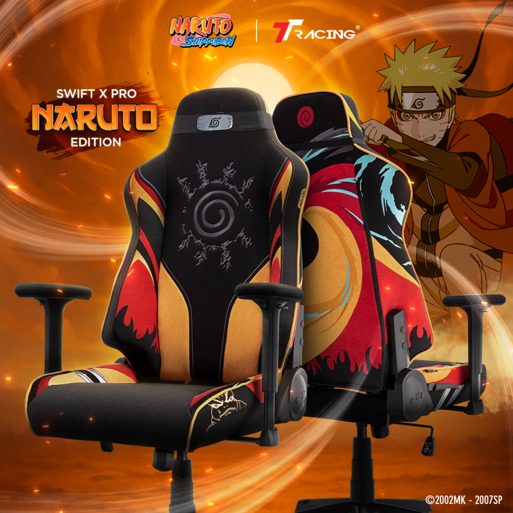 TTRacing Swift X Pro Air Threads Fabric Gaming Chair - Naruto Edition ...