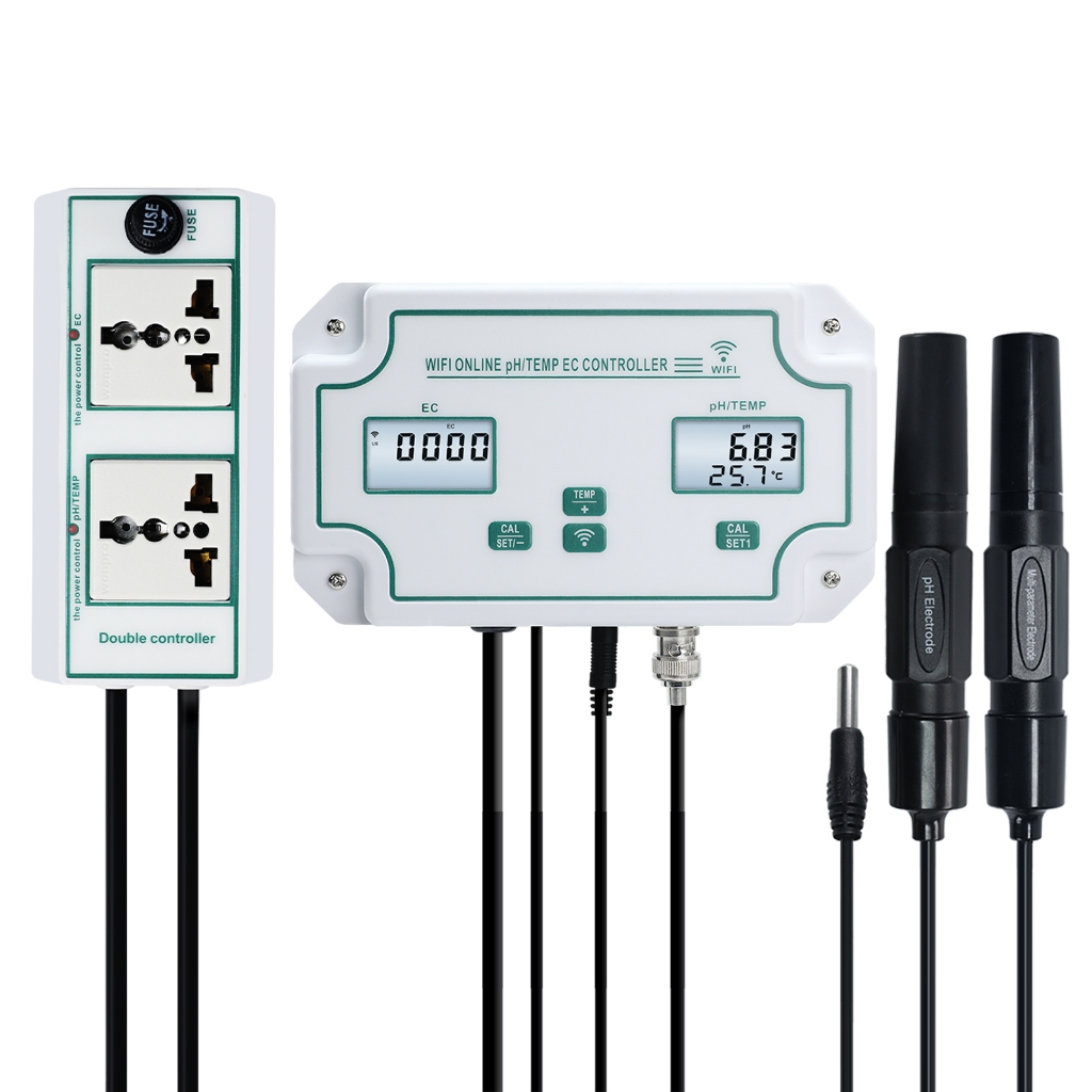PH / EC /Temp Meter Smart Acidity & Conductivity Range Controller ...