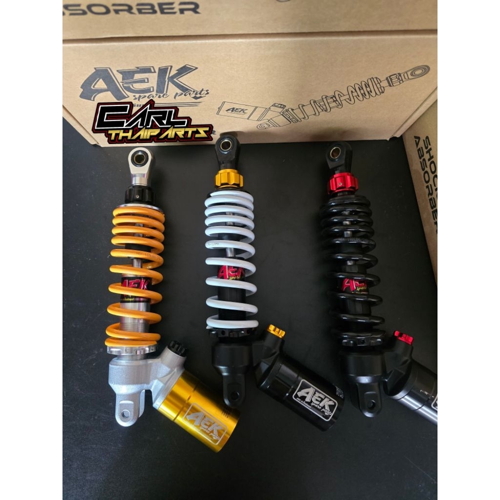AEK Rear shock 300 mm for mio / fazzio / m3 / beat / giorno | Shopee ...